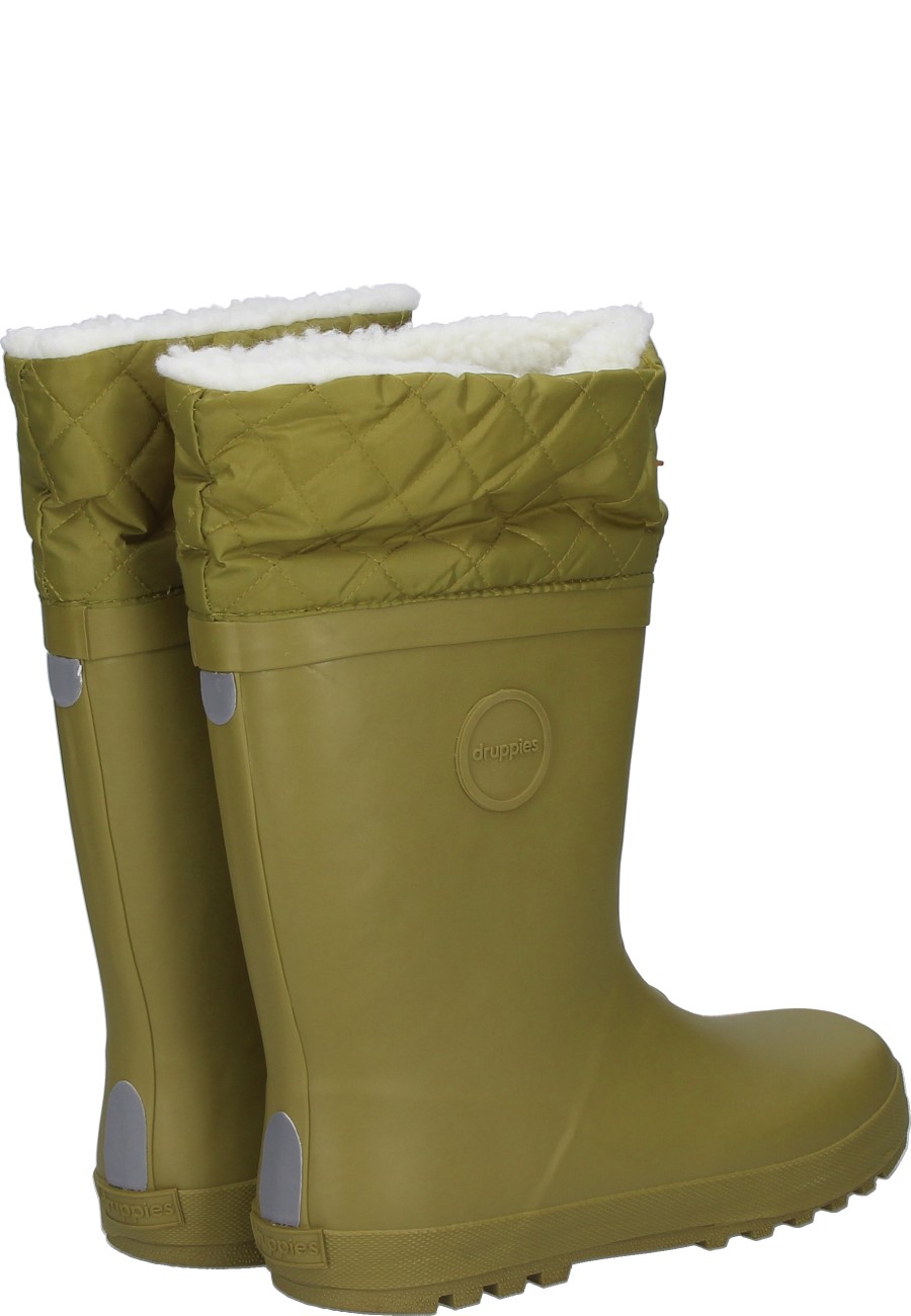 Warm wellington boots WINTER beige for women and children by Druppies