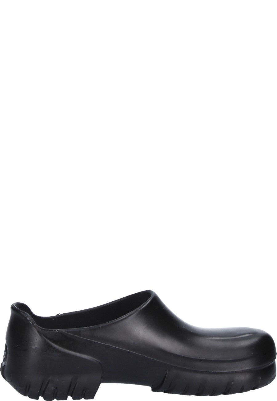 Alpro Safety black by Birkenstock. the PU Clog with steel toe cap for ...
