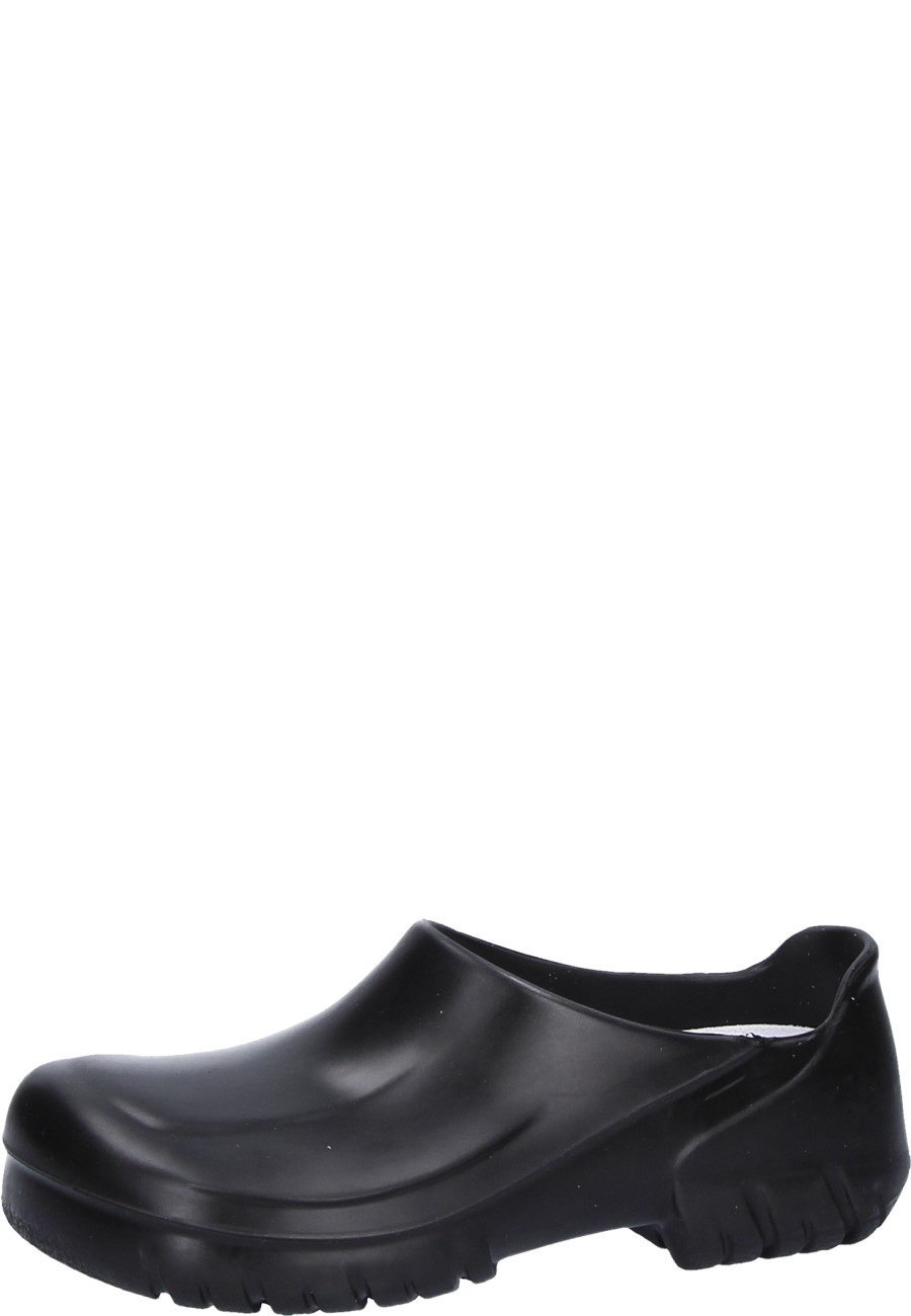 Alpro Safety black by Birkenstock. the PU Clog with steel toe cap for ...