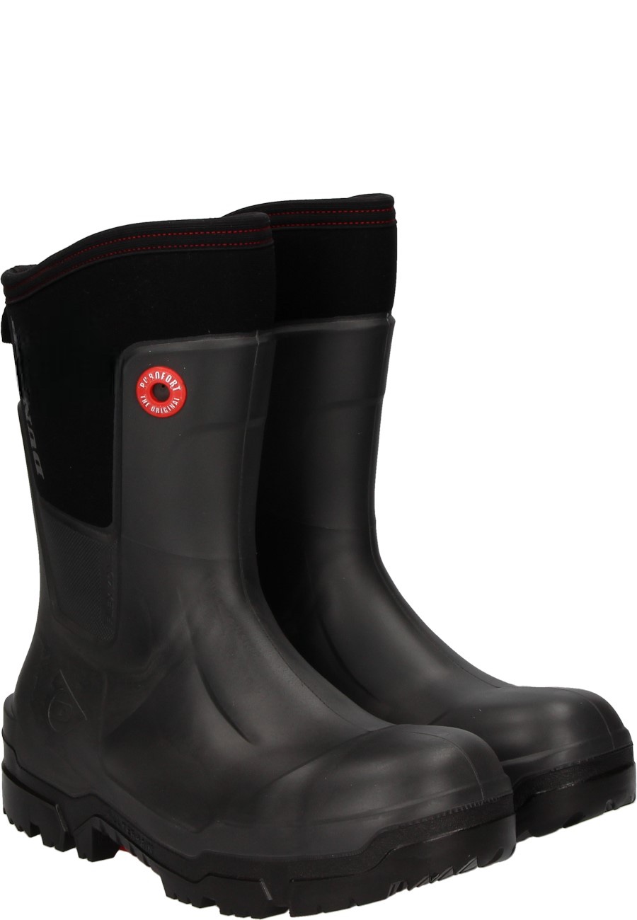 Short rubber boots SNUGBOOT CRAFTSMAN black/grey by Dunlop