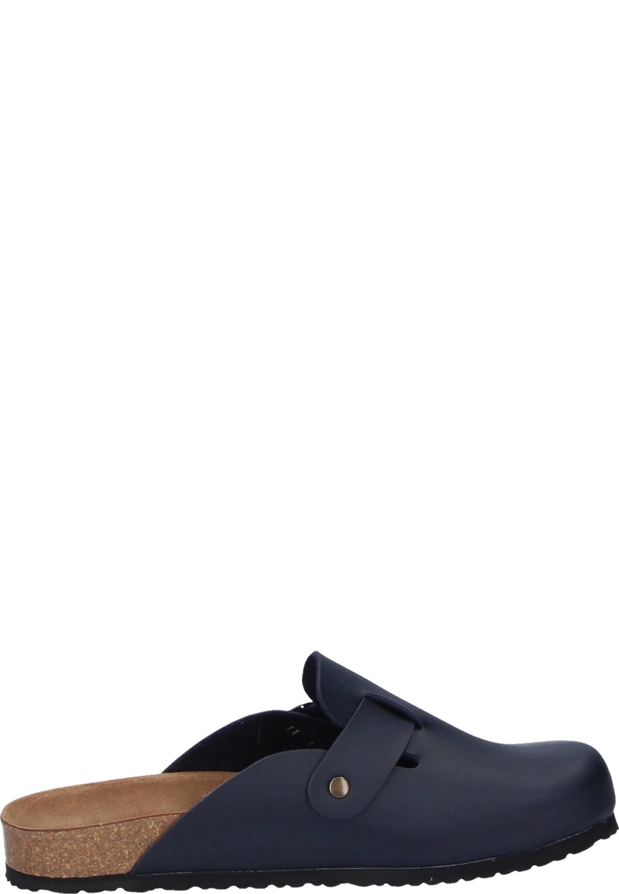 Bioped -Clog blue 431- leisure clog with cork footbed