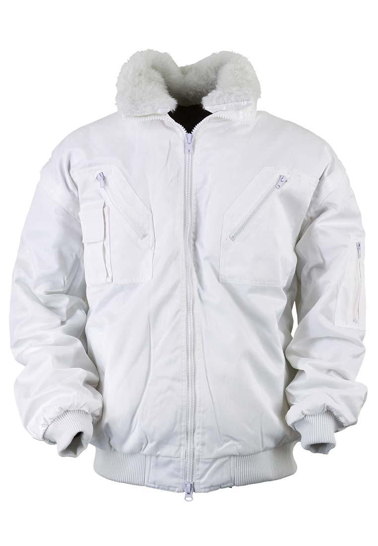 Pilot Jacket in white - a jacket for work and leisure