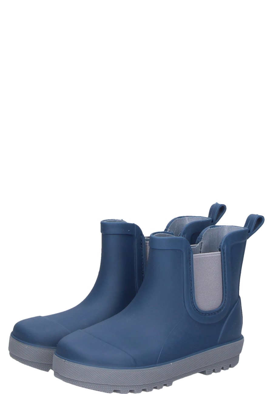 Rubber ankle boot for children in blue | Playshoes