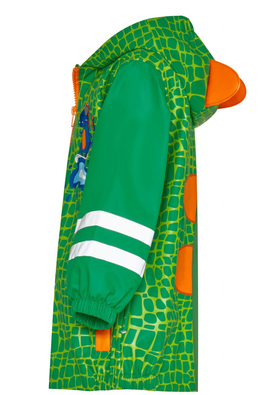 Wind and waterproof rainjacket DINO for children by Pla