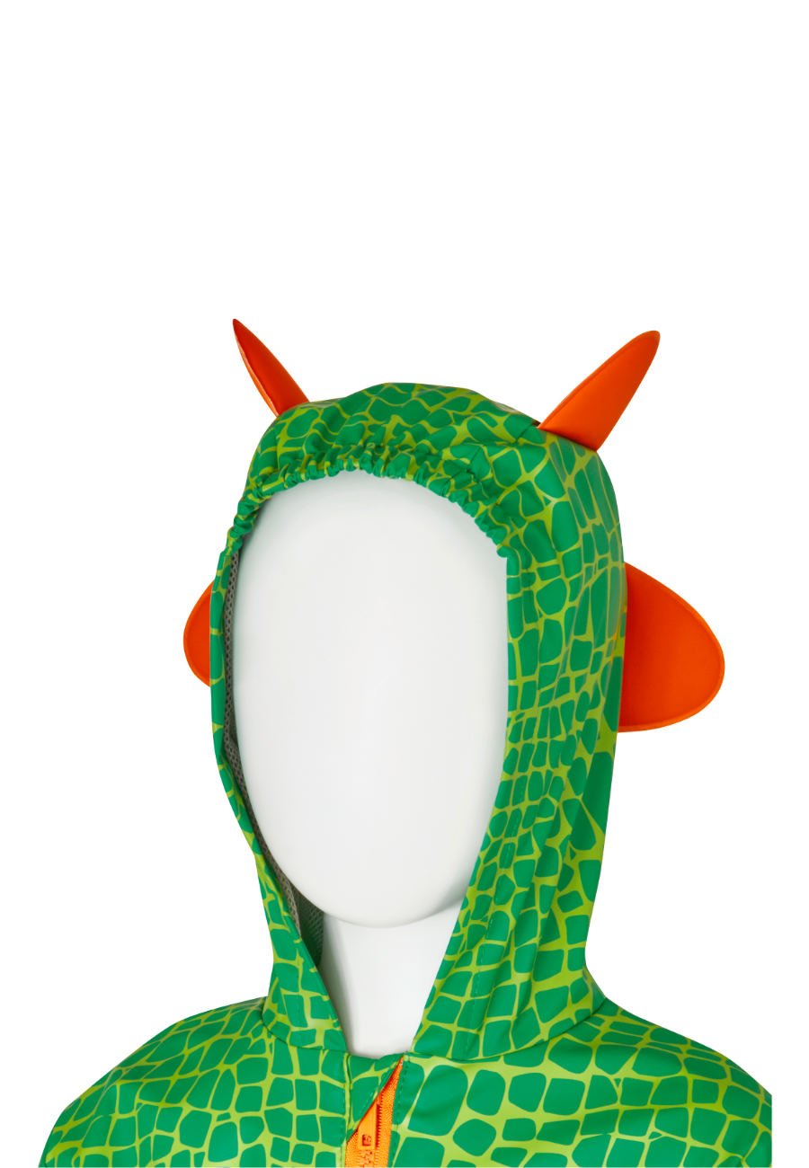 Wind and waterproof rainjacket DINO for children by Pla