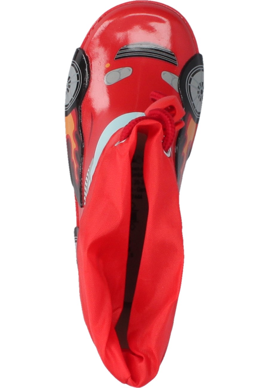 Cool children rain boot RACING CAR blue/red by Playshoes
