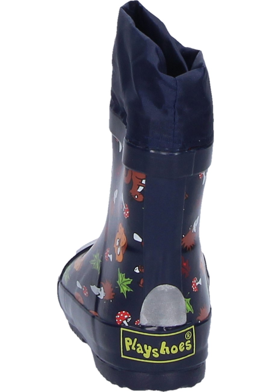 kids winter rubber boots WALDTIERE blue by Playshoes