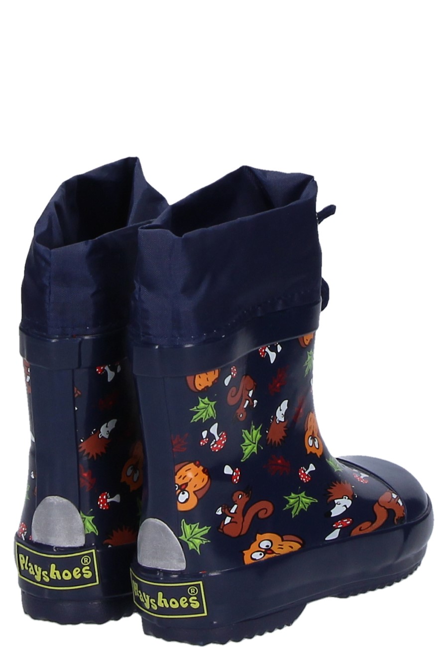 kids winter rubber boots WALDTIERE blue by Playshoes