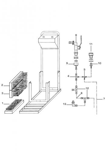 Profi Boot Cleaner with Mains Water Supply for professional cleaning ...