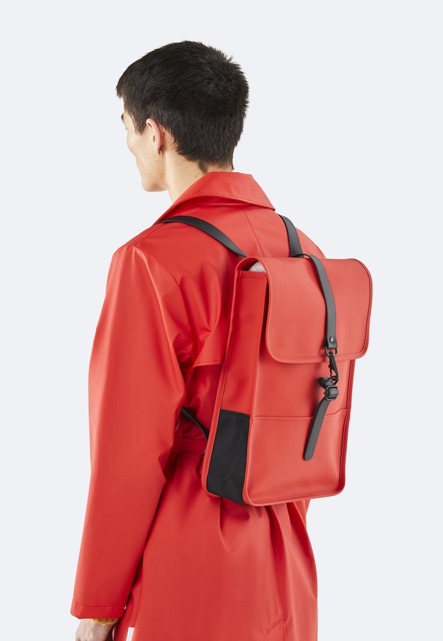 Backpack BACKPACK MINI in the spring-like colour red by RAINS | Your ...