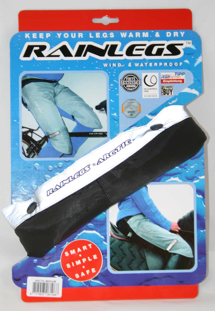 Rain trousers RAINLEGS™ ARCTIC in silver with refelecting surface