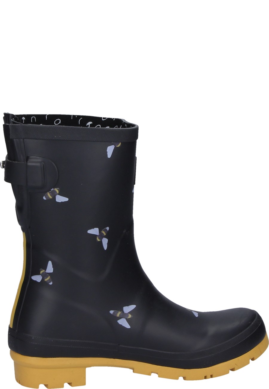 Women's half-high rubber boot BEES black by RAJN