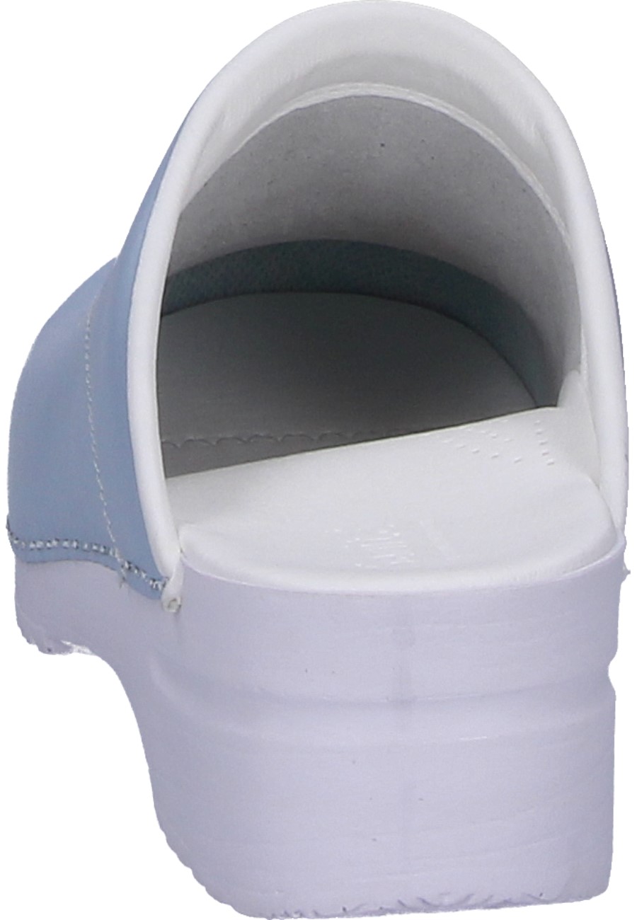 Fashionable clog women clog PASTEL Light blue by Sanita