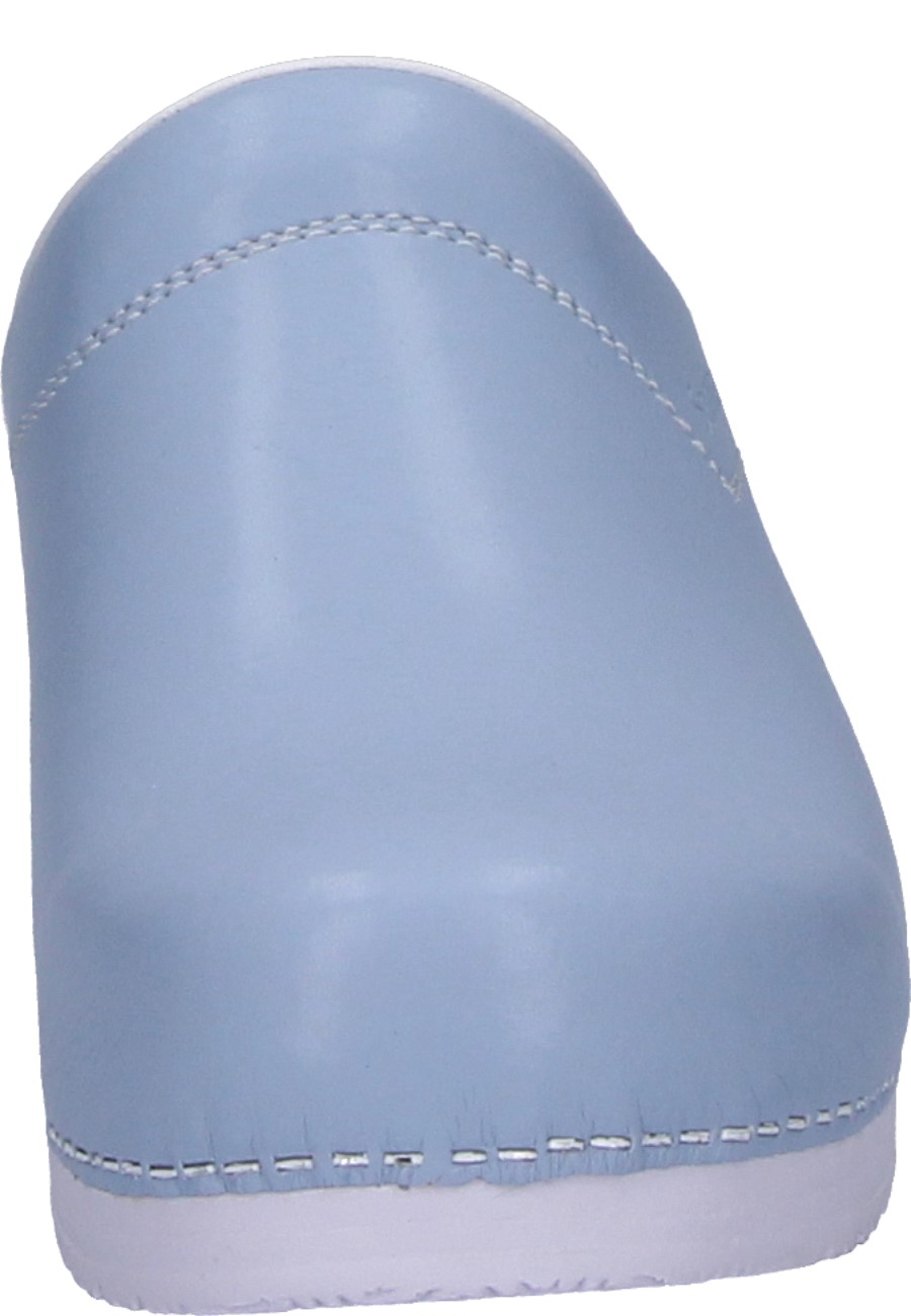 Fashionable clog women clog PASTEL Light blue by Sanita