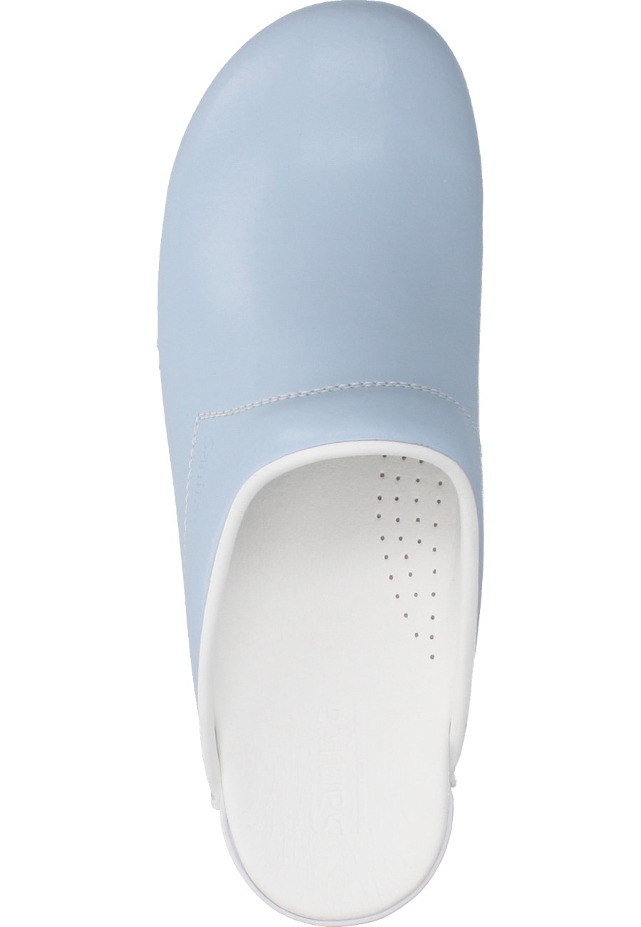 Fashionable clog women clog PASTEL Light blue by Sanita | Chic at work ...
