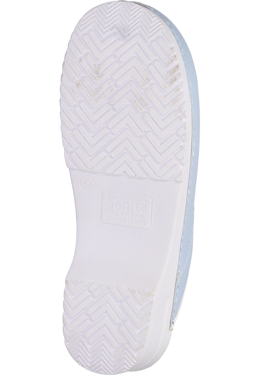 Fashionable clog women clog PASTEL Light blue by Sanita