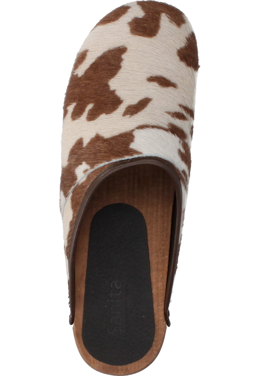 Men's Clog WOOD CASPER COW OPEN by Sanita | A modern men's wooden clog ...
