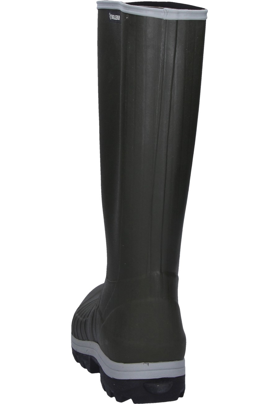 Quatro Knee Green Wellington boots by Skellerup