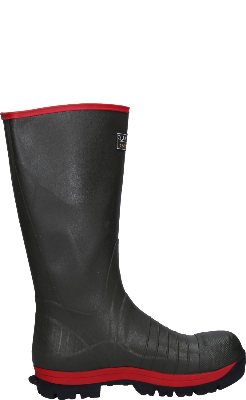 S5 rubber boots Quatro Super Safety Knee green by Skellerup