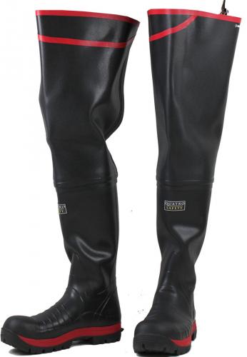 Quatro S5 Super Safety Thigh Wellington boots by Skelle