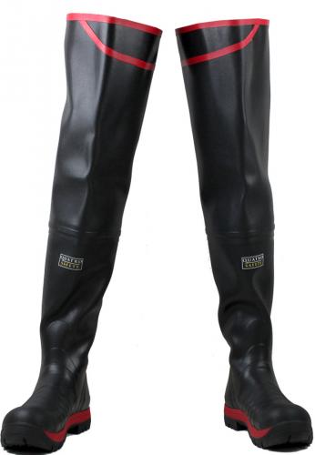 Quatro S5 Super Safety Thigh Wellington boots by Skelle