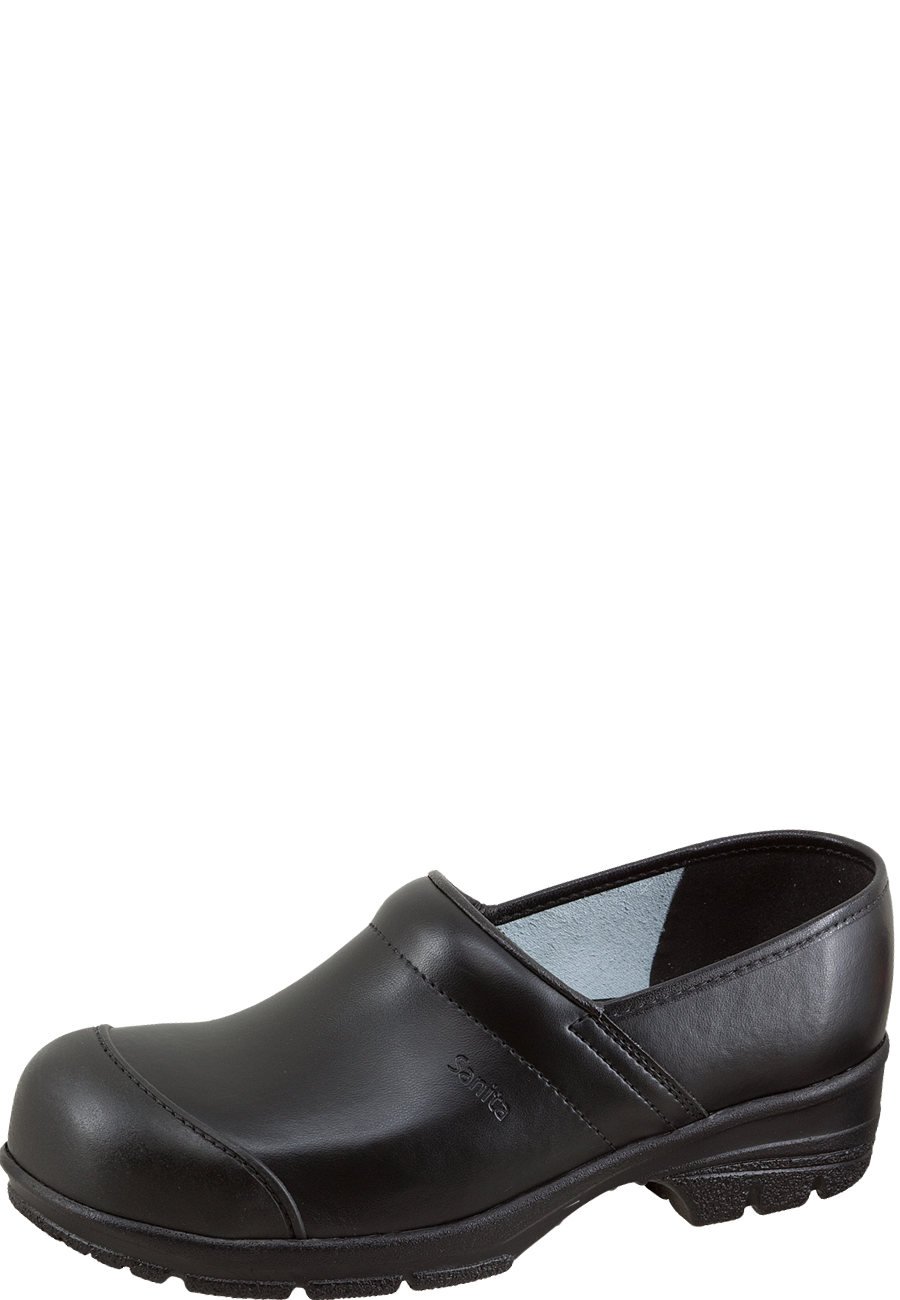 PU-CLOG with heel protection and steel cap black von Sanita Work Wear