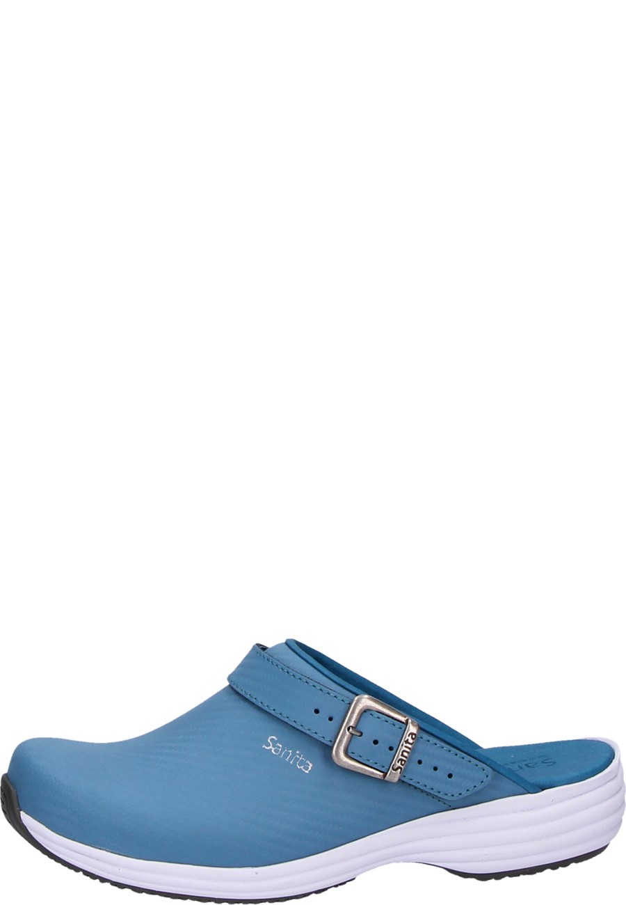 Sanita Clog WAVE CARBON aqua| A popular clog for long-distance runners ...