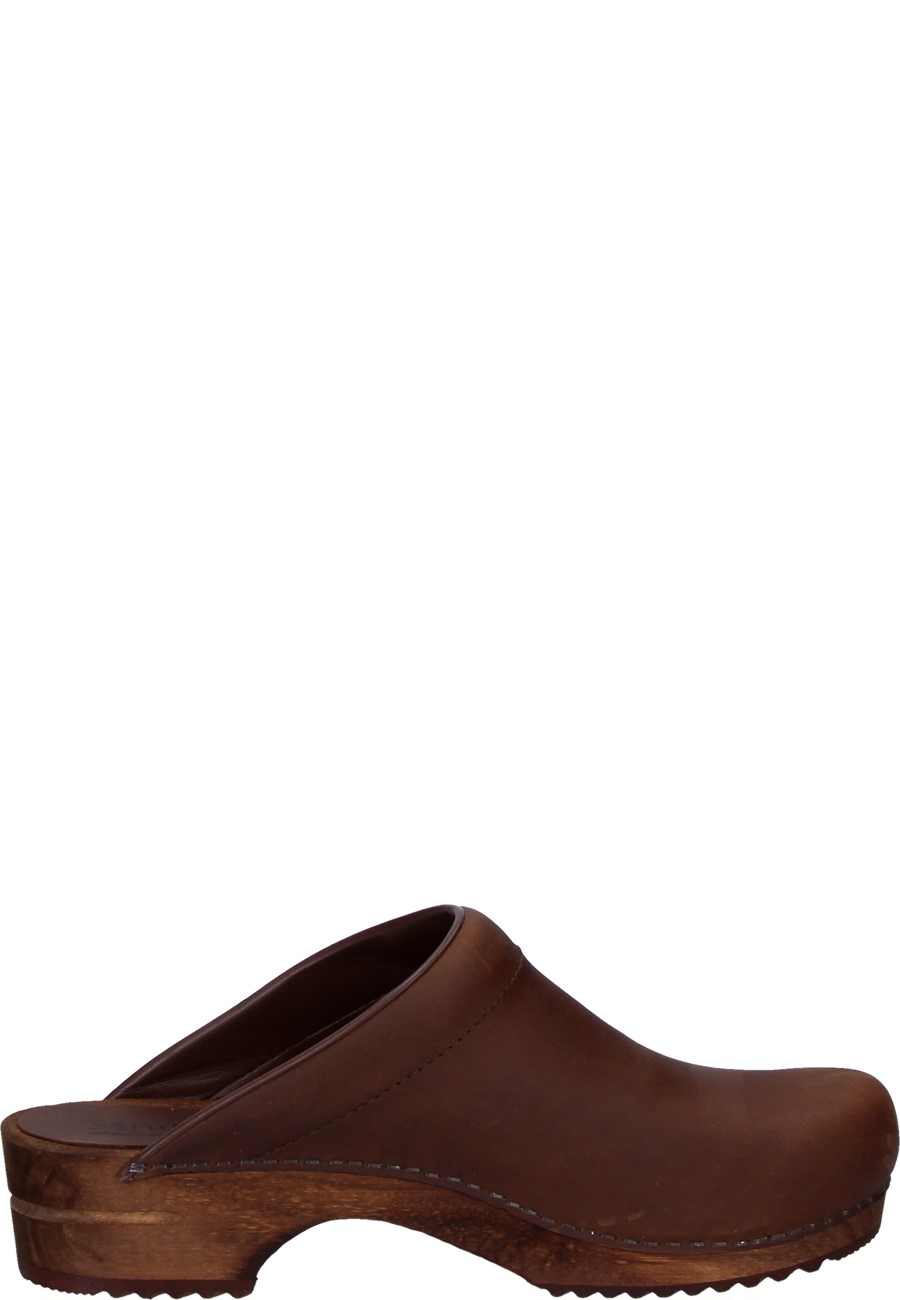Men's Clog WOOD CHRISTIAN OPEN by Sanita | A modern wooden clog