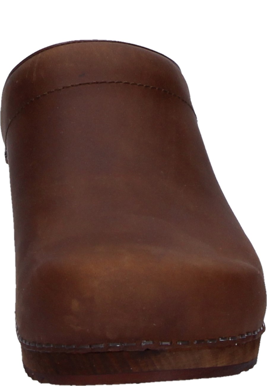 Men's Clog WOOD CHRISTIAN OPEN by Sanita | A modern wooden clog