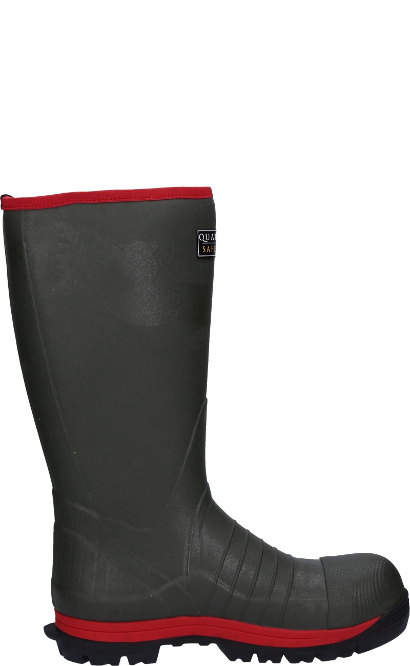 Quatro S5 Super Safety Insulated Knee green Wellington boots by Skellerup
