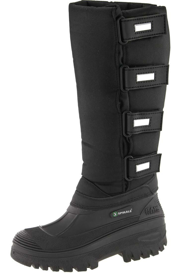 Spirale Thermal Riding Boots in black - with waterproof PVC foot
