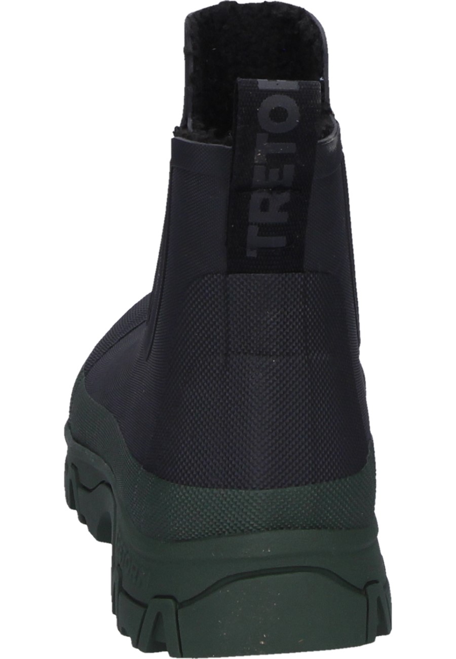 GARPA PILE black rubber ankle boots for men and women b