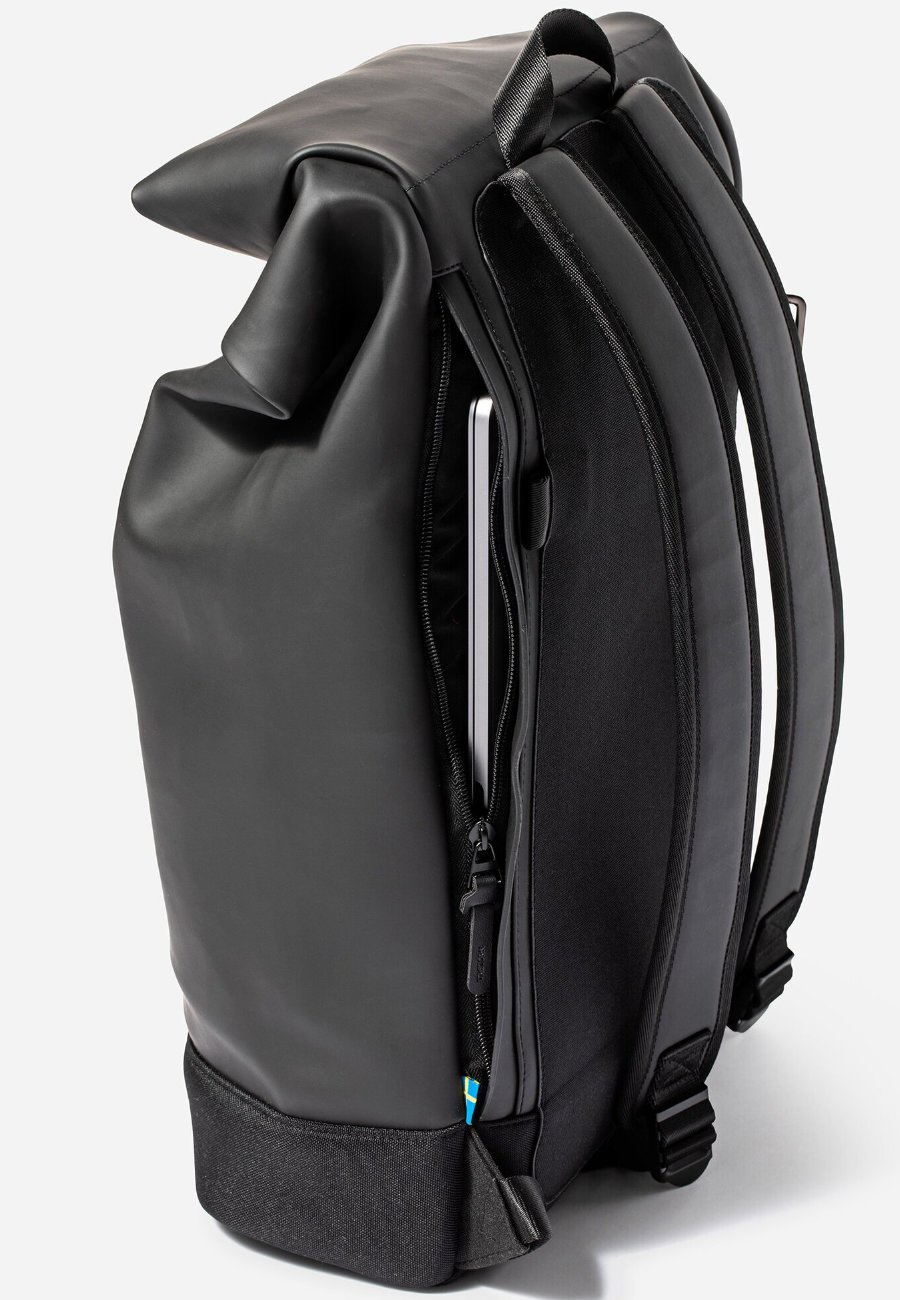 Trendy and functional backpack MALMO ROLLTOP black by Tretorn