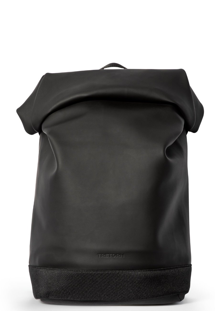 Trendy and functional backpack MALMO ROLLTOP black by Tretorn