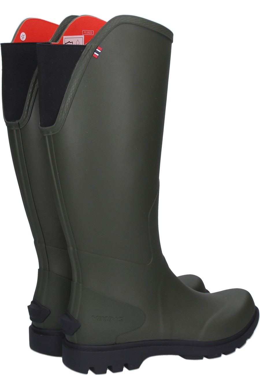 Ladies rubber boot RYPE huntinggreen by Viking