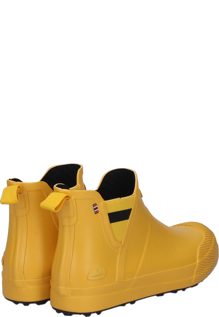 Trendy rubber ankle boot EKEBERG yellow/black for men and women by Viking