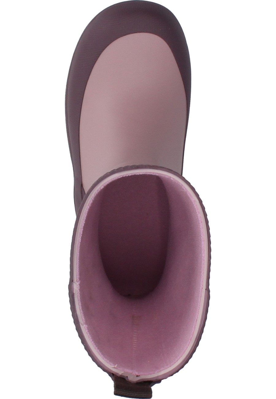 robust childrens rubber boot STORM JUNIOR dusty pink/gr