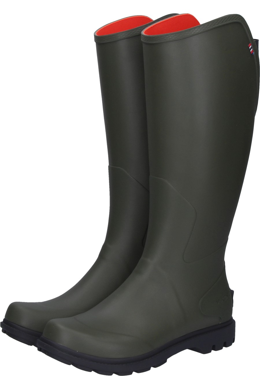 Ladies rubber boot RYPE huntinggreen by Viking
