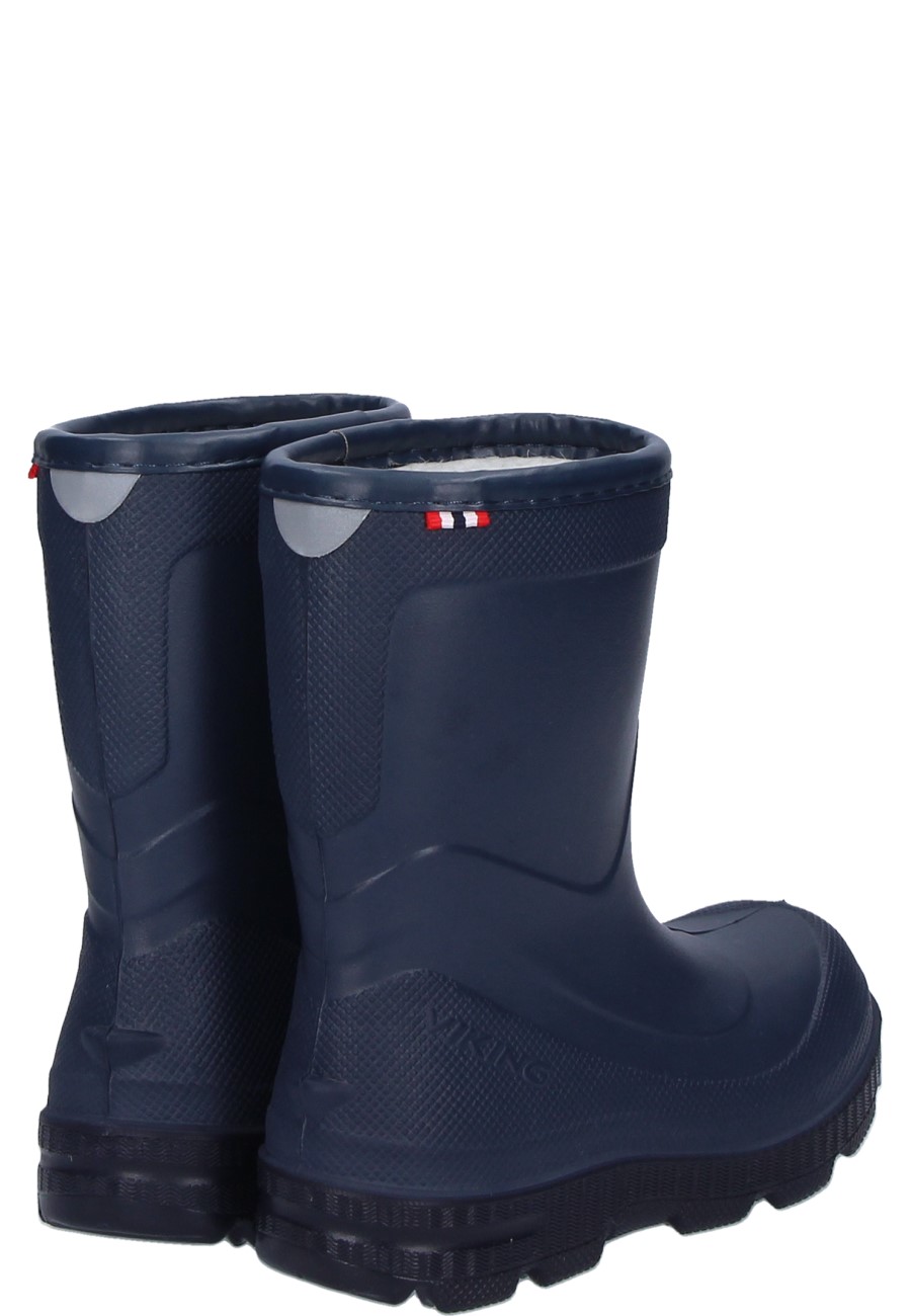 Warmly lined children's wellington boots ECOROX 1.0 nav