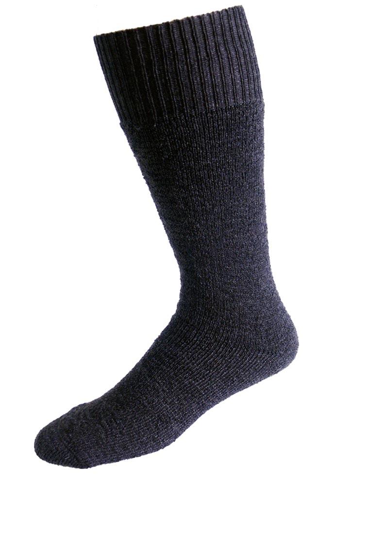 Warm Full Terry Socks in grey by NORDPOL - Wool/Polyester blend